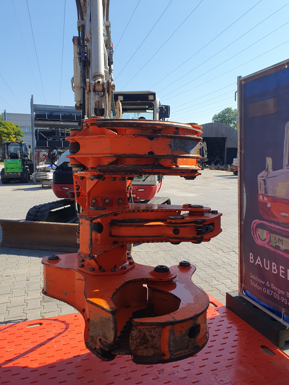 "VERKAUFT" Westtech Baumschere hydraulisch Woodcracker C 250 MS 08 ...