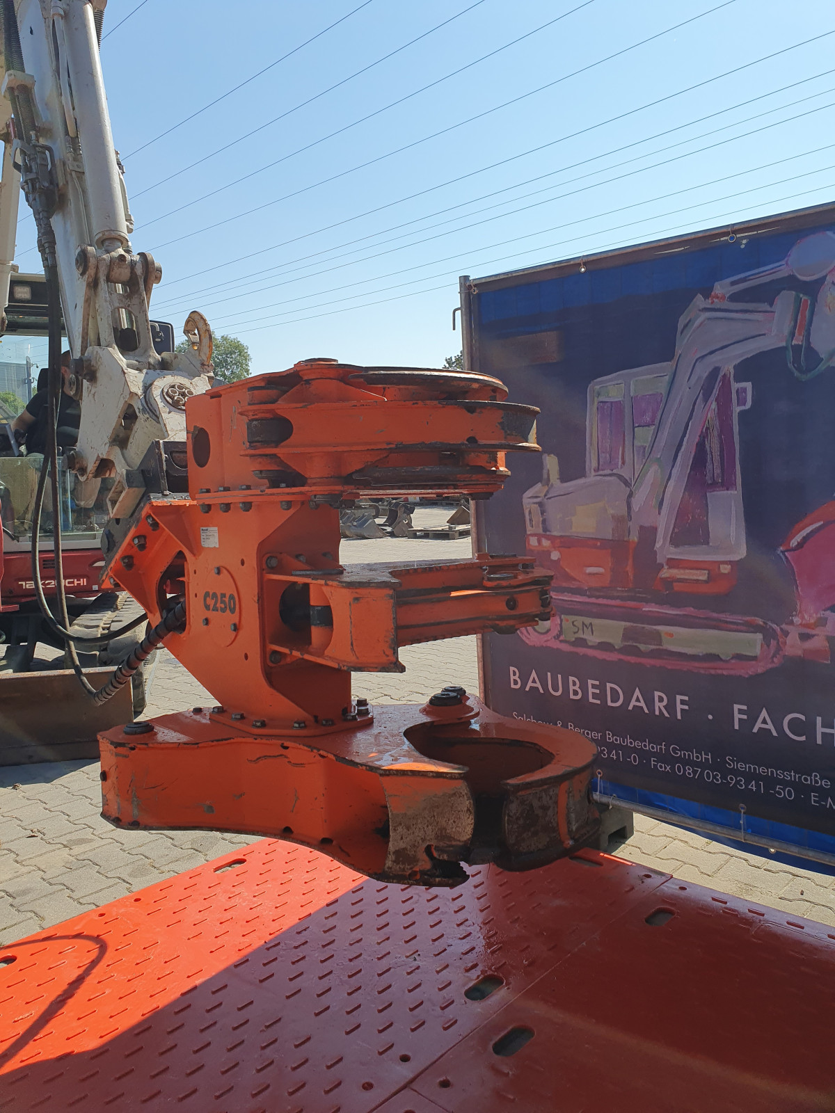 "VERKAUFT" Westtech Baumschere hydraulisch Woodcracker C 250 MS 08 ...